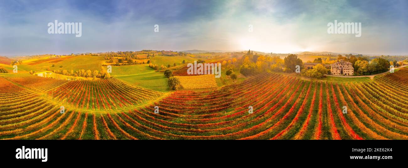 Aerial field emilia hi-res stock photography and images - Alamy