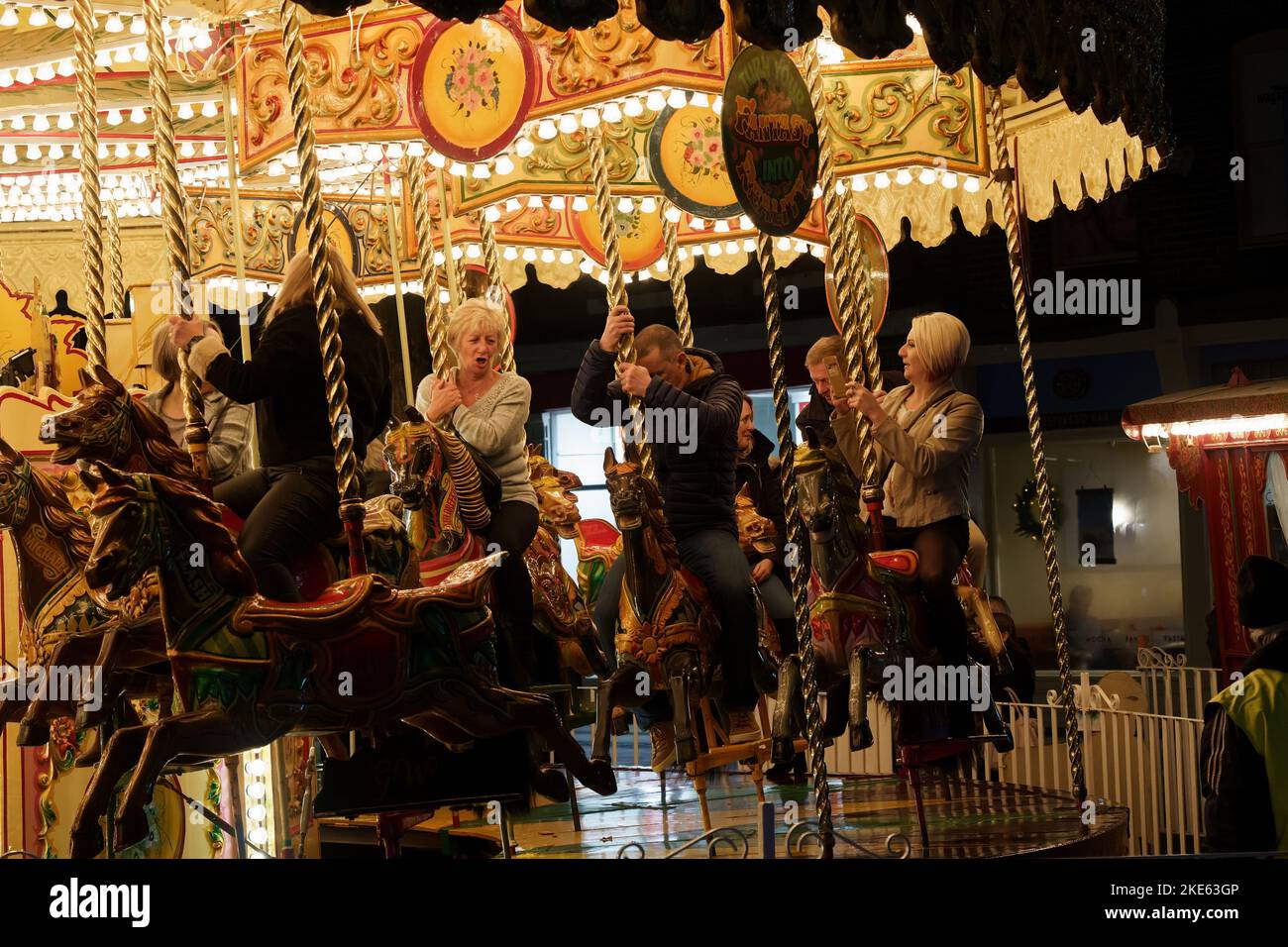 Old fairground rides hi-res stock photography and images - Alamy