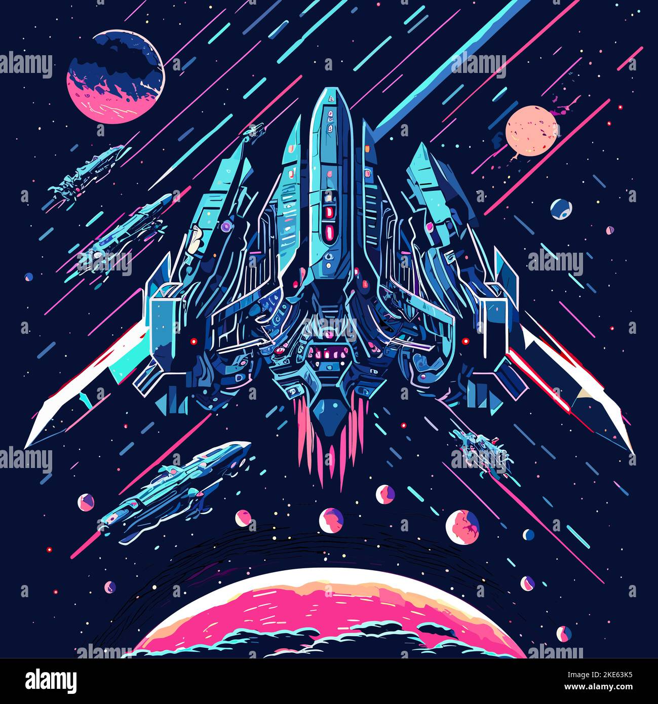 An epic space battle background Stock Vector Image & Art - Alamy An epic space battle background Stock Vector Image & Art - Alamy