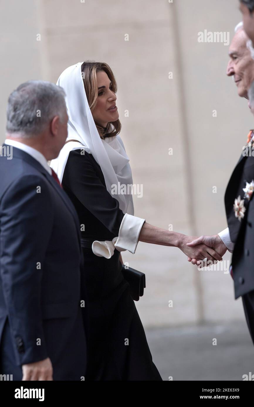 Vatican City, Vatican, 10 November 2022. King Abdullah II of Jordan and ...