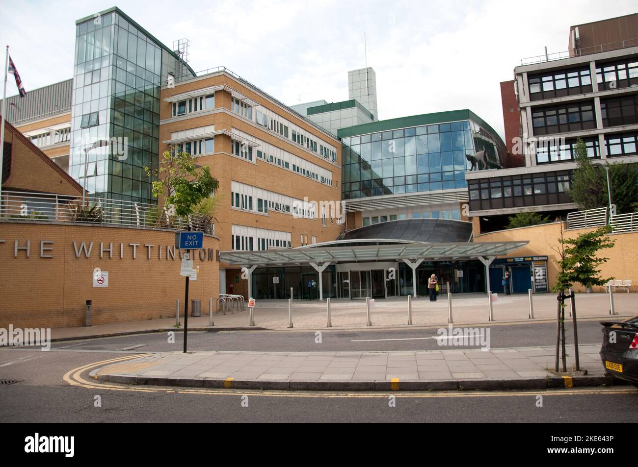 Main Entrance, The Whittington Hospital, Highgate, London, UK. This ...