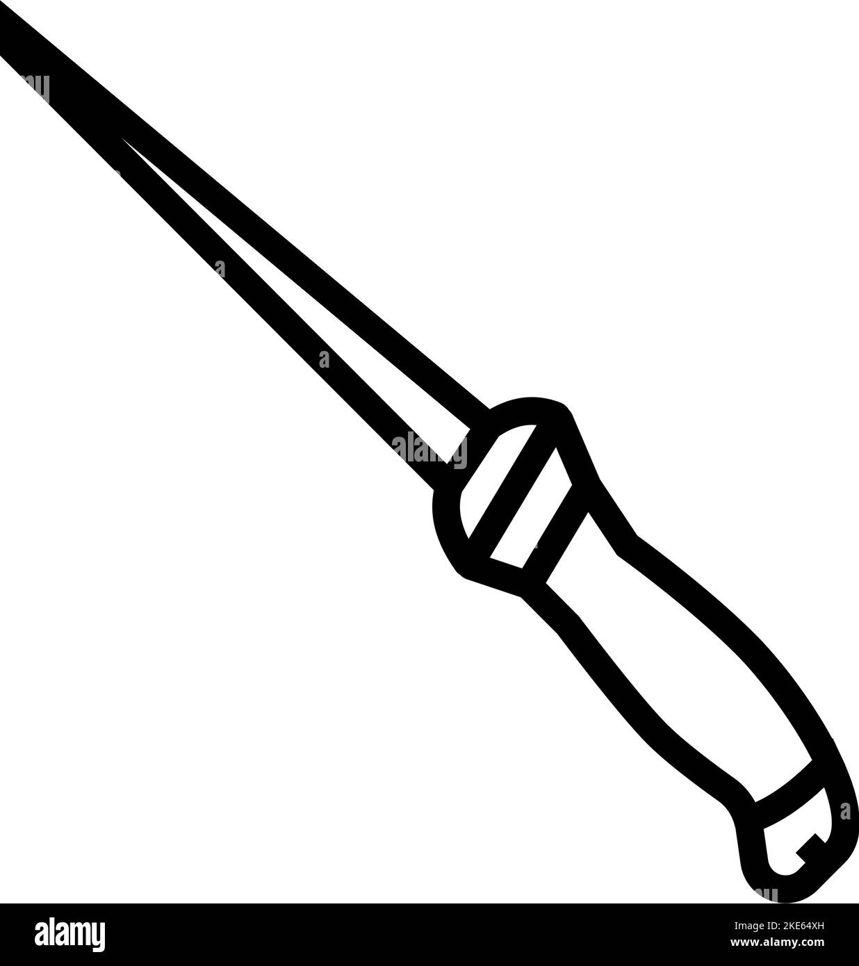 Wallboard Saw Line Icon Vector Illustration Stock Vector Image And Art