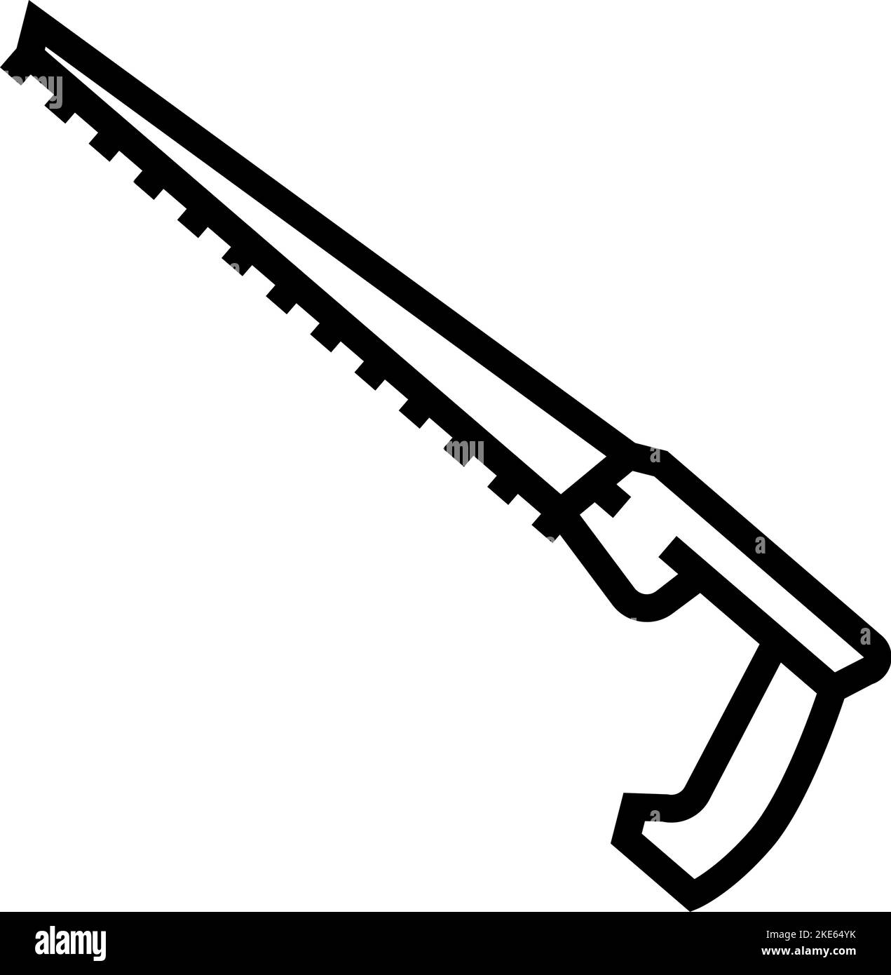 compass saw line icon vector illustration Stock Vector Image & Art - Alamy