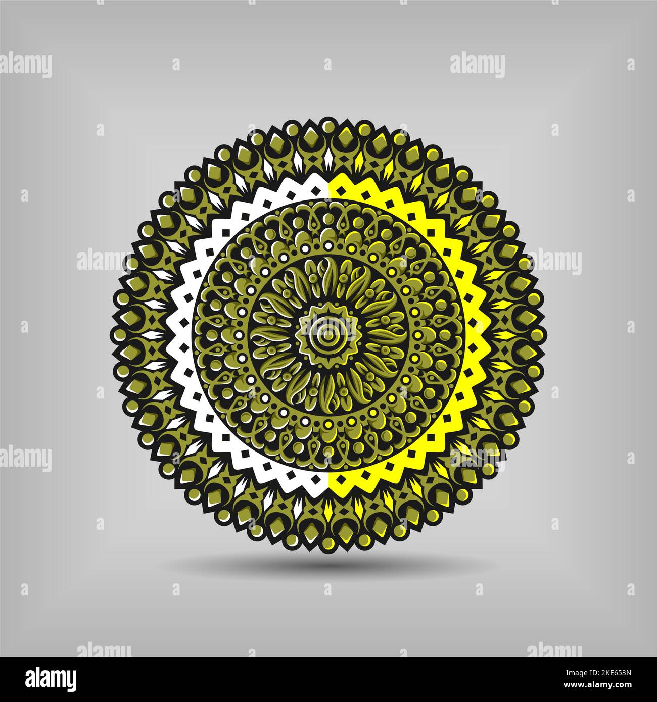 A modern mandala art illustration Stock Vector Image & Art - Alamy