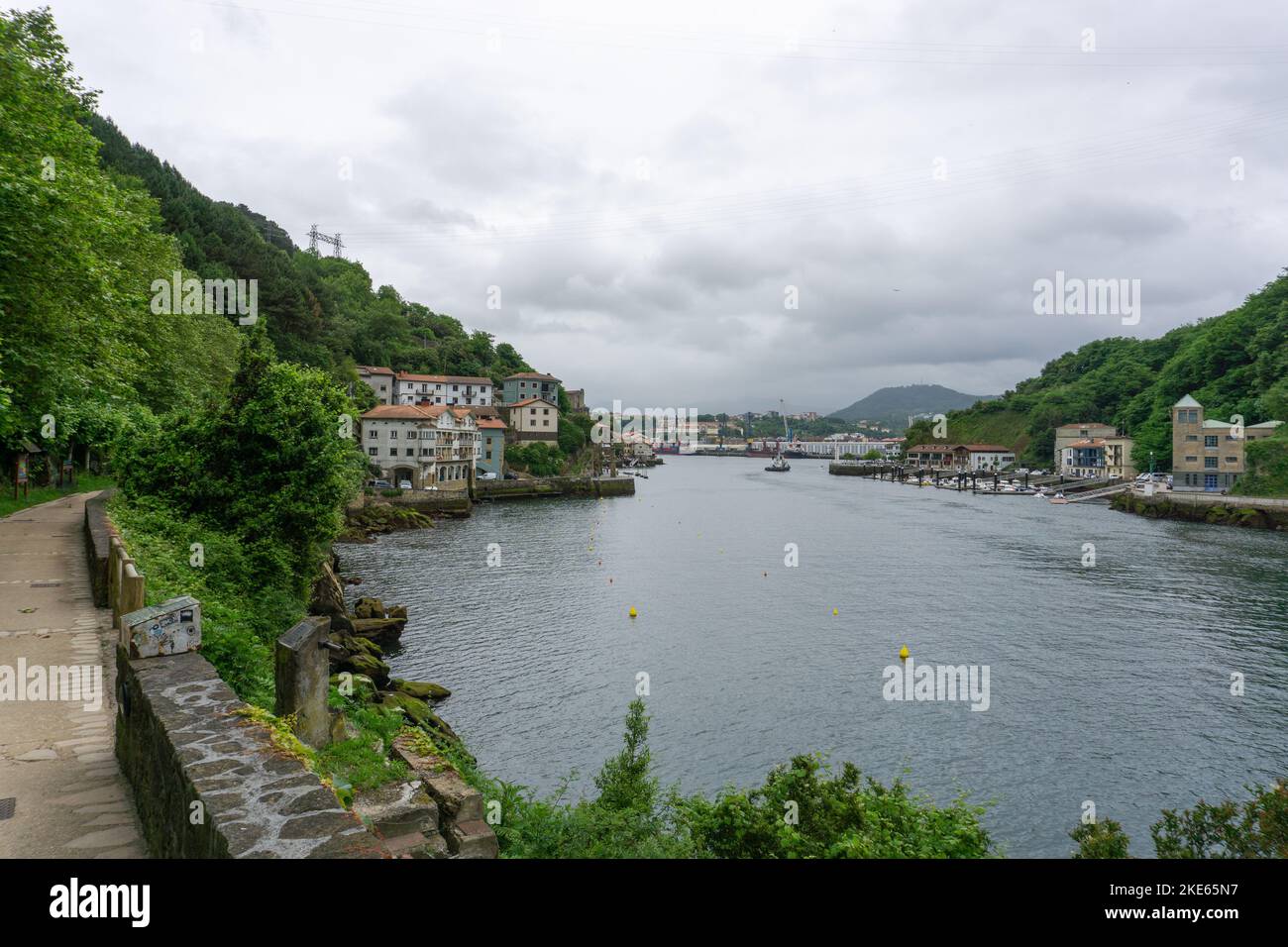 Pasajes San Juan hike along coast Stock Photo - Alamy