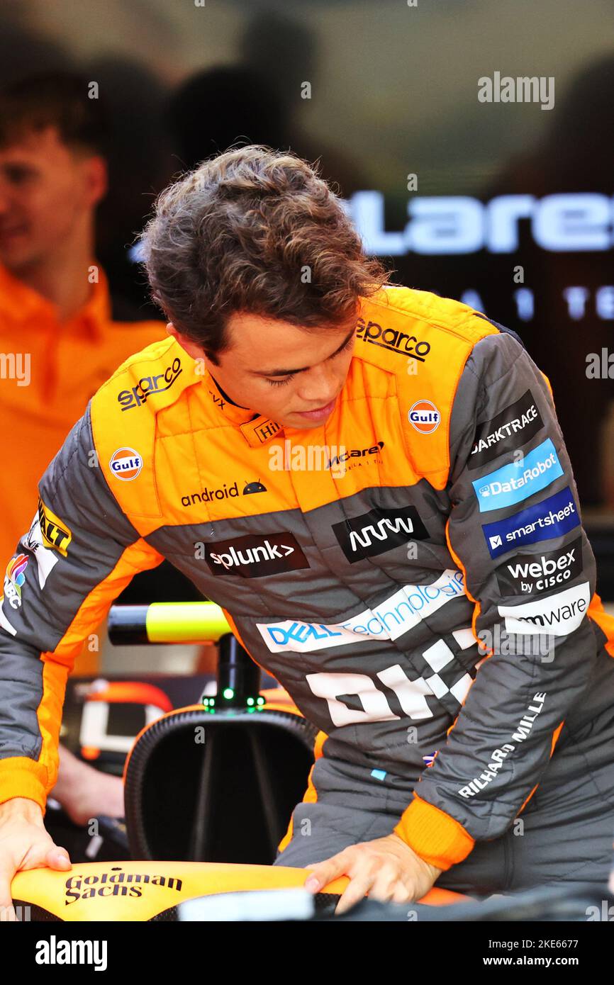 Sao Paulo, Brazil, 10.11.2022. Nyck de Vries (NLD) McLaren MCL36 ...