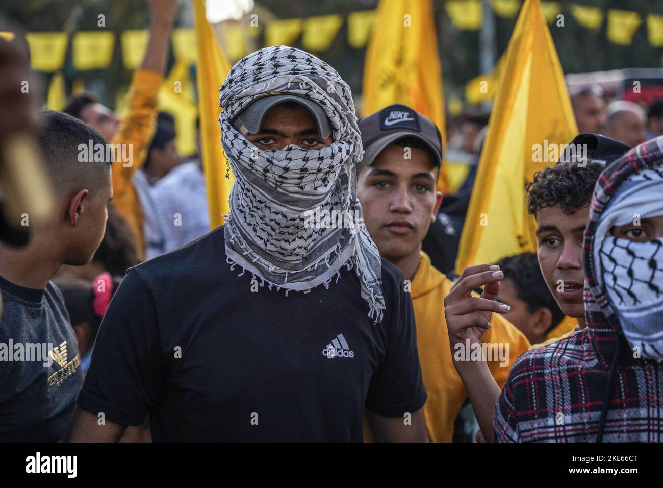 Gaza, Palestine. 10th Nov, 2022. (INT) The Fatah movement organizes a ...