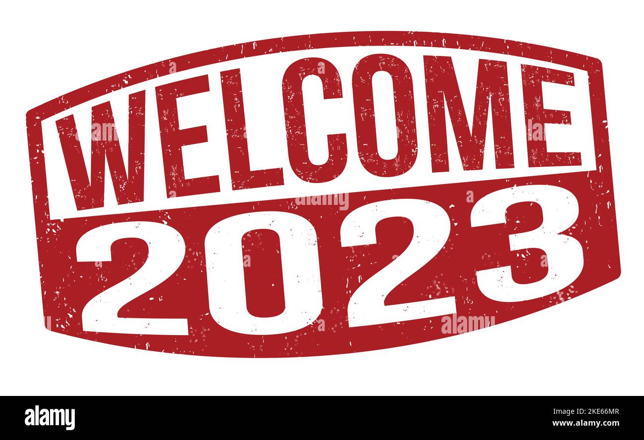 Welcome to 2023 Stock Vector Images - Alamy