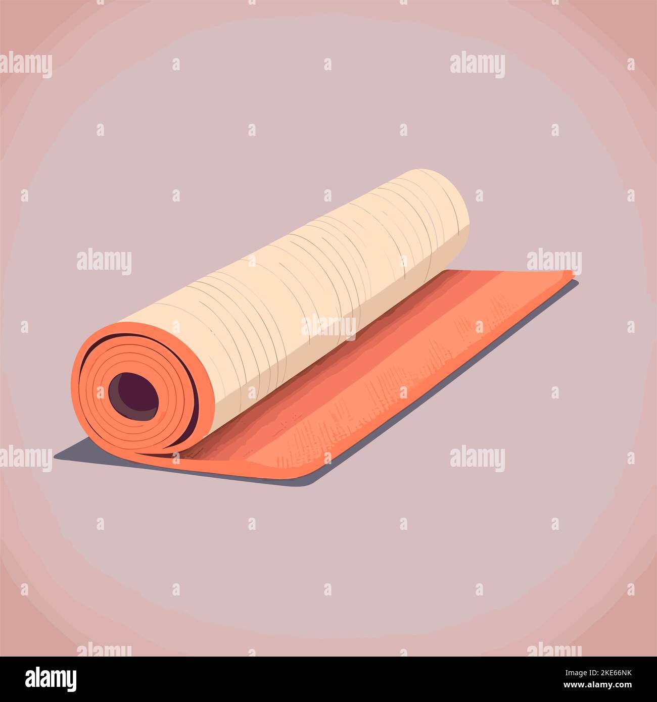 Rolled up mat Stock Vector Images - Alamy