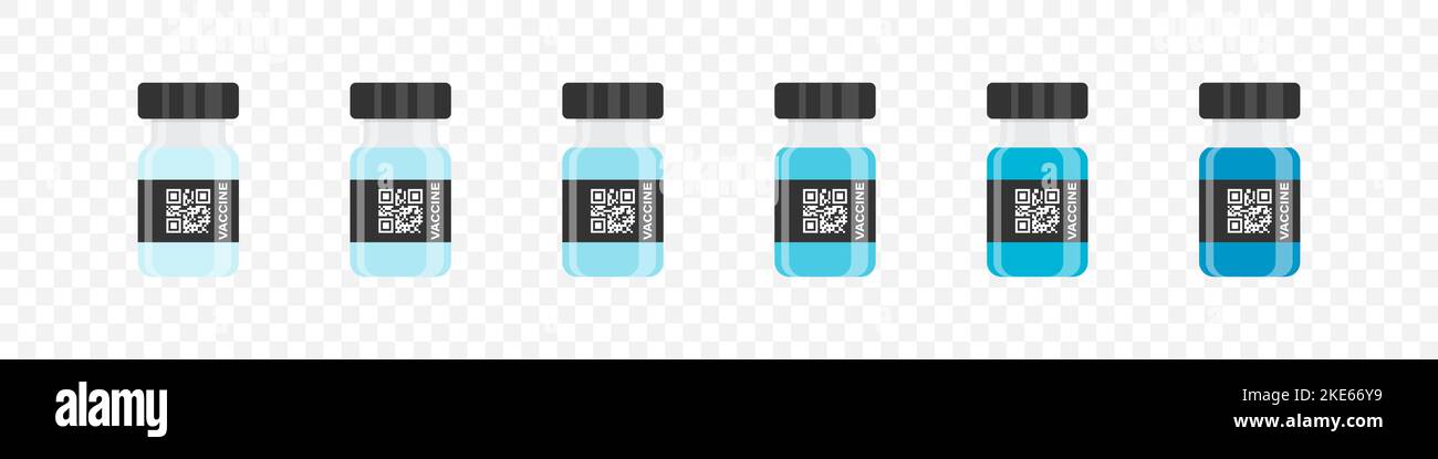 Vaccine Vial. Coronavirus Vaccine. Design template medical bottles with ...