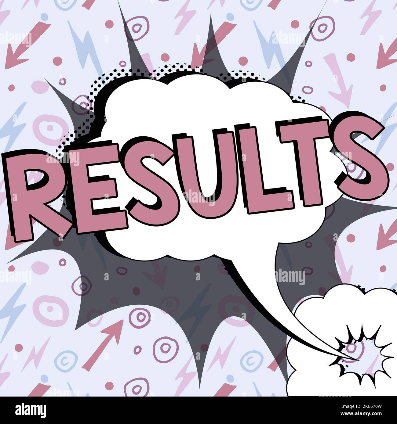 Text caption presenting Results. Word for final consequence of a ...