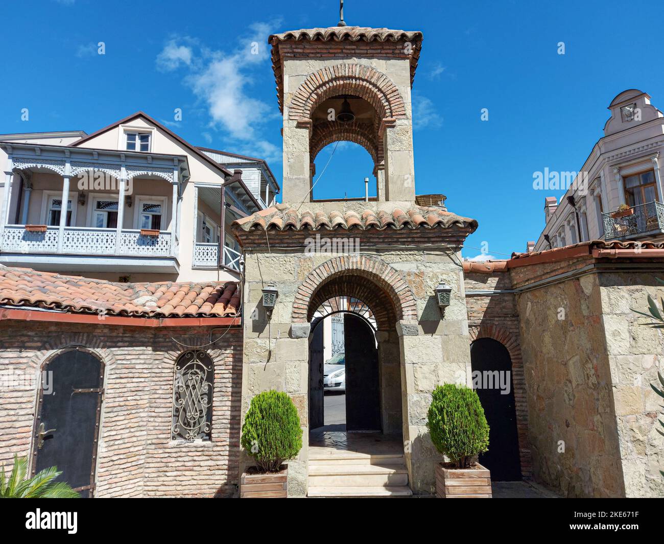 Tbilisi downtown tbilisi mtkvari river hi-res stock photography and ...