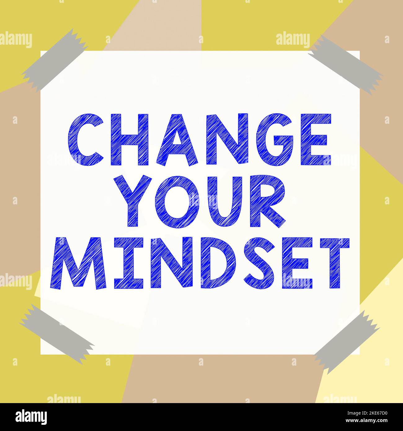 Conceptual display Change Your Mindset. Business showcase Personal ...