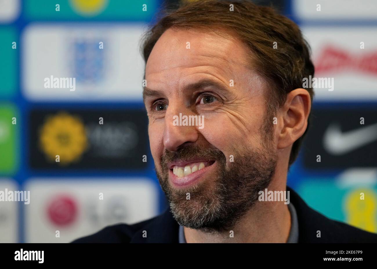 Burton on Trent, England, 10th November 2022. Gareth Southgate manager ...