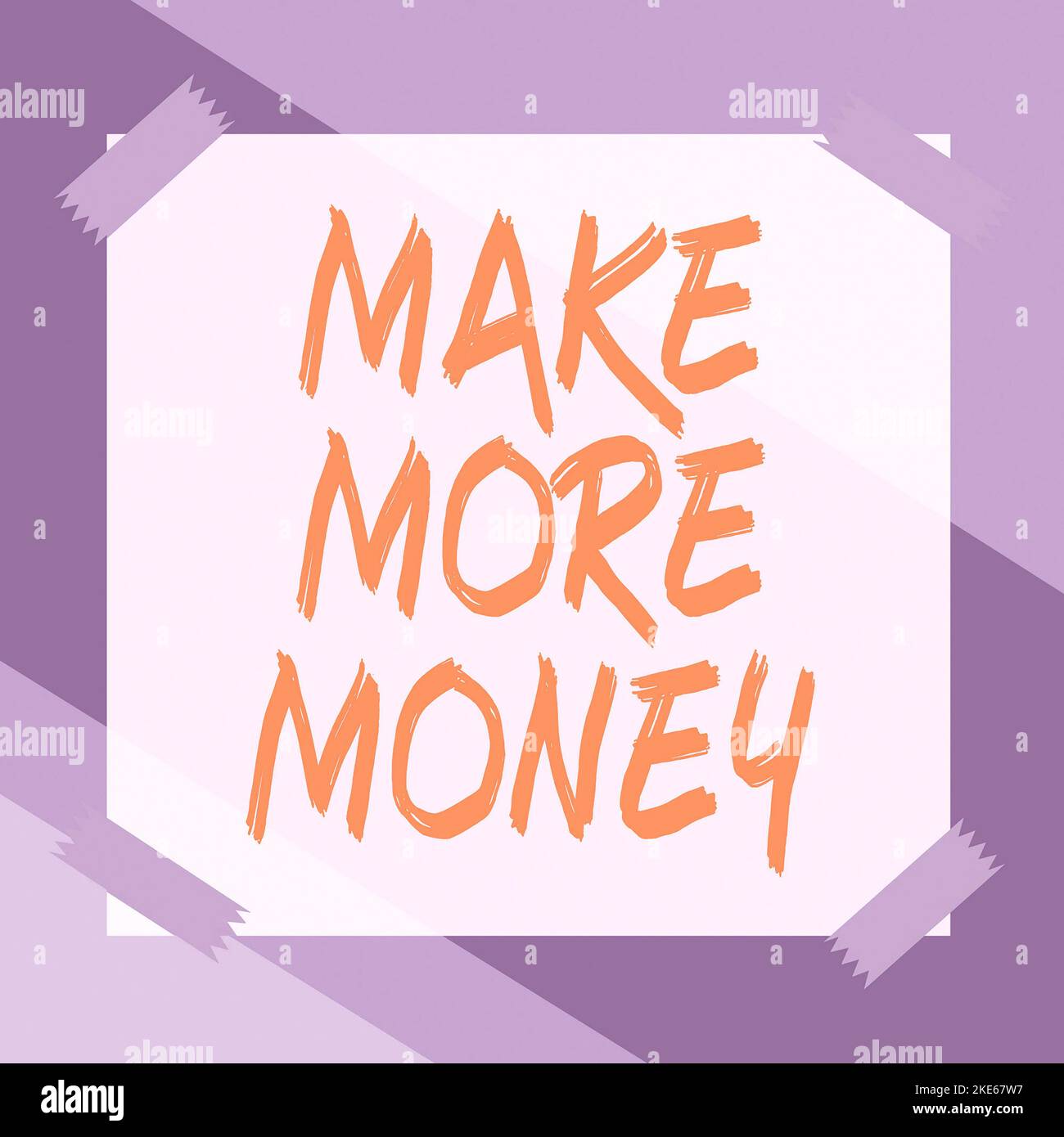 Sign displaying Make More Money. Business overview Increase your ...