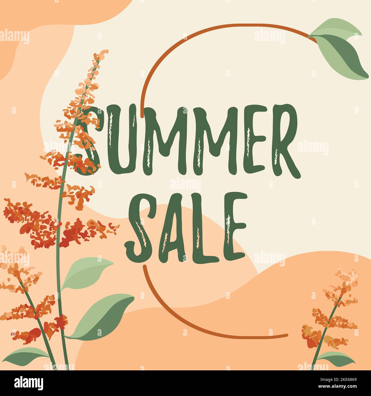 Conceptual caption Summer Sale. Business idea a special type of ...