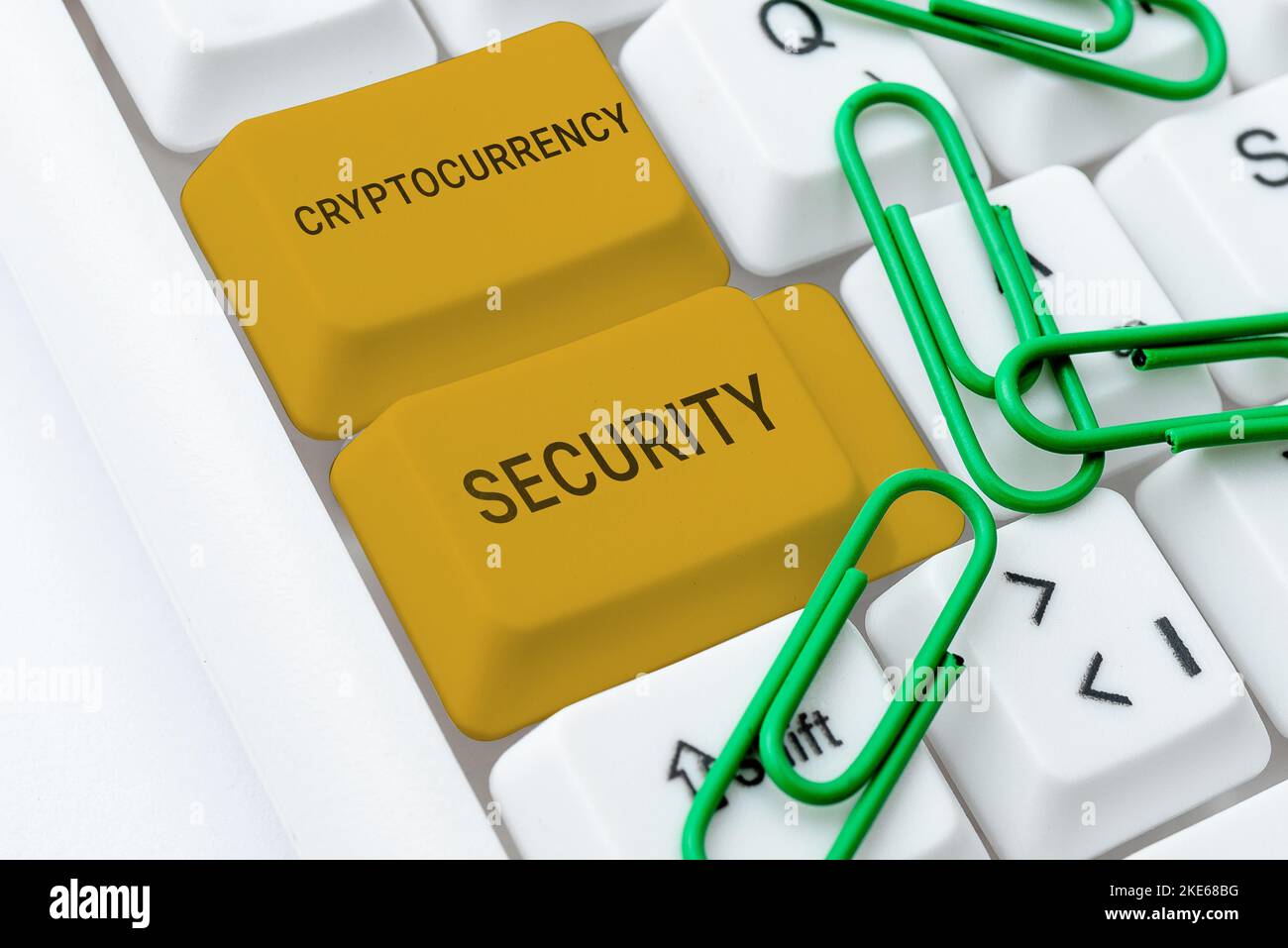 Text showing inspiration Cryptocurrency Security. Conceptual photo ...