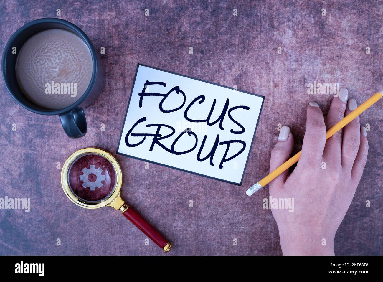 Conceptual caption Focus Group. Word Written on consist of ...