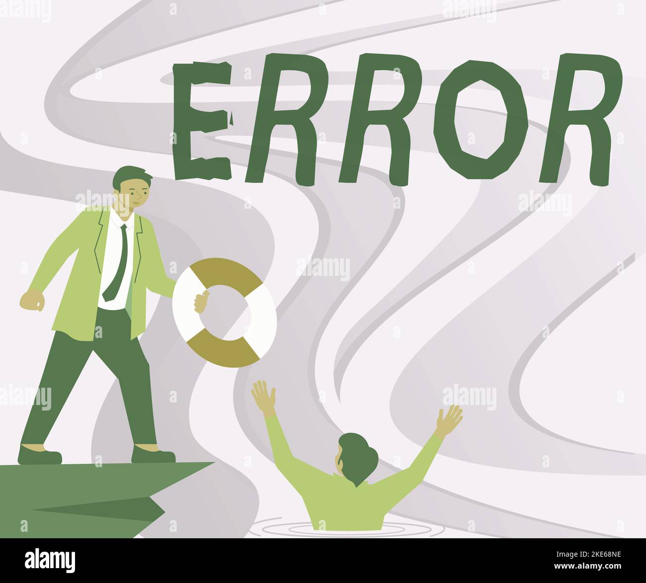 Handwriting text Error. Conceptual photo failure or in deviation from the intended performance ...