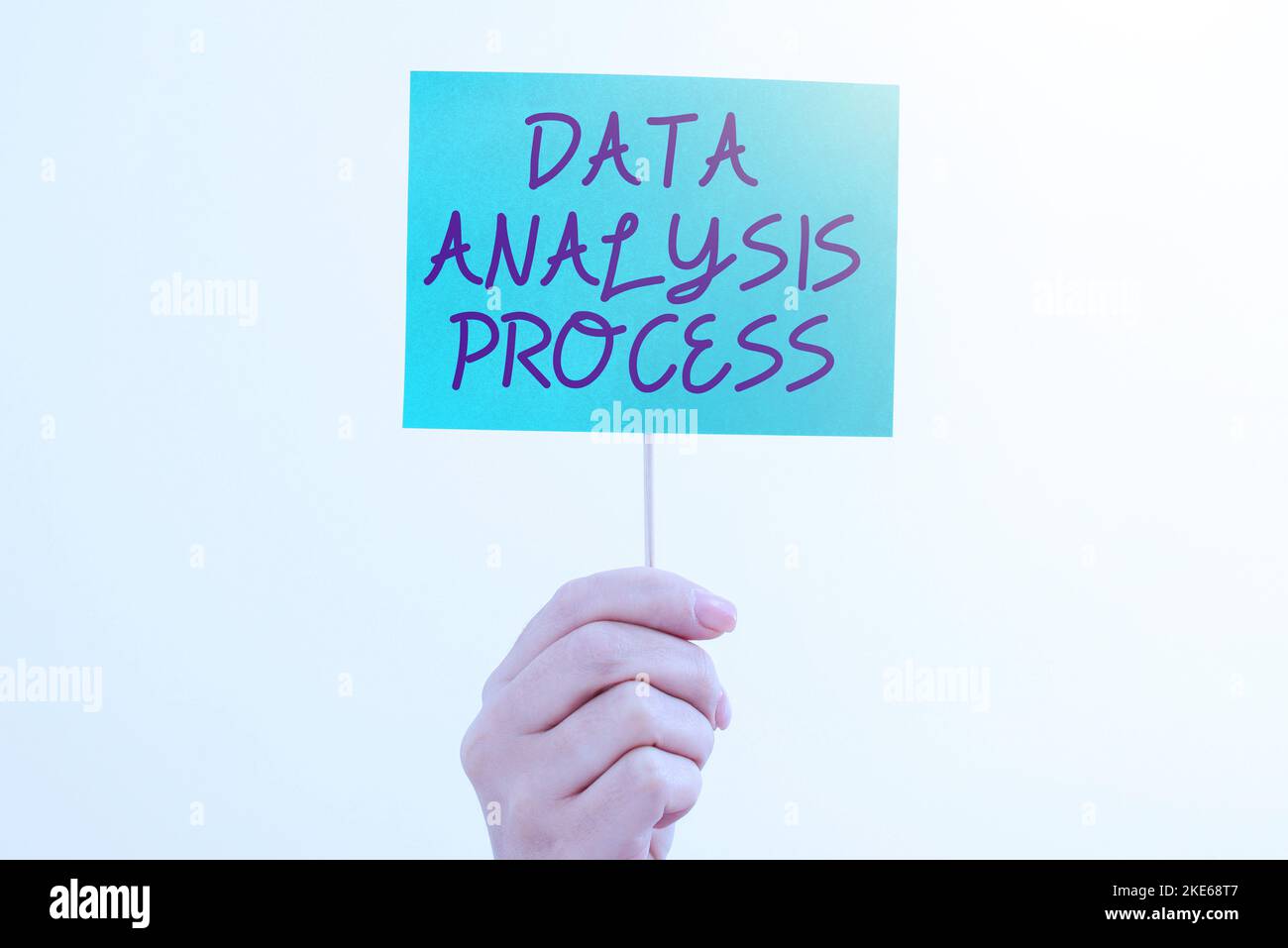 Text sign showing Data Analysis Process. Concept meaning build a dashboard and analyze with ...