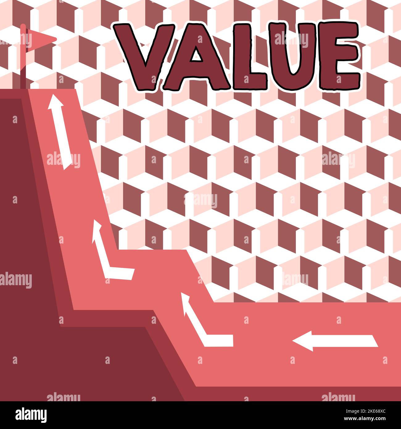Hand writing sign Value. Business overview fair return in goods ...
