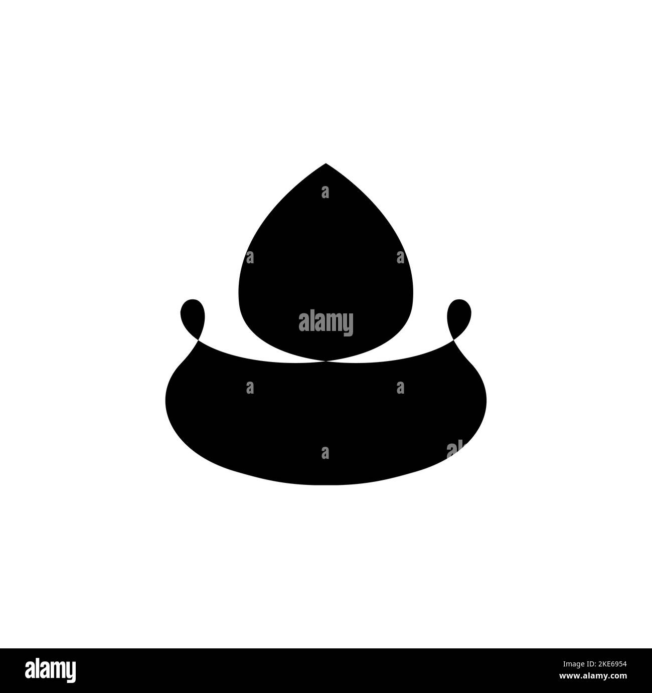 Diya vector icon in black color. Diwali Deepak icon Stock Vector Image ...