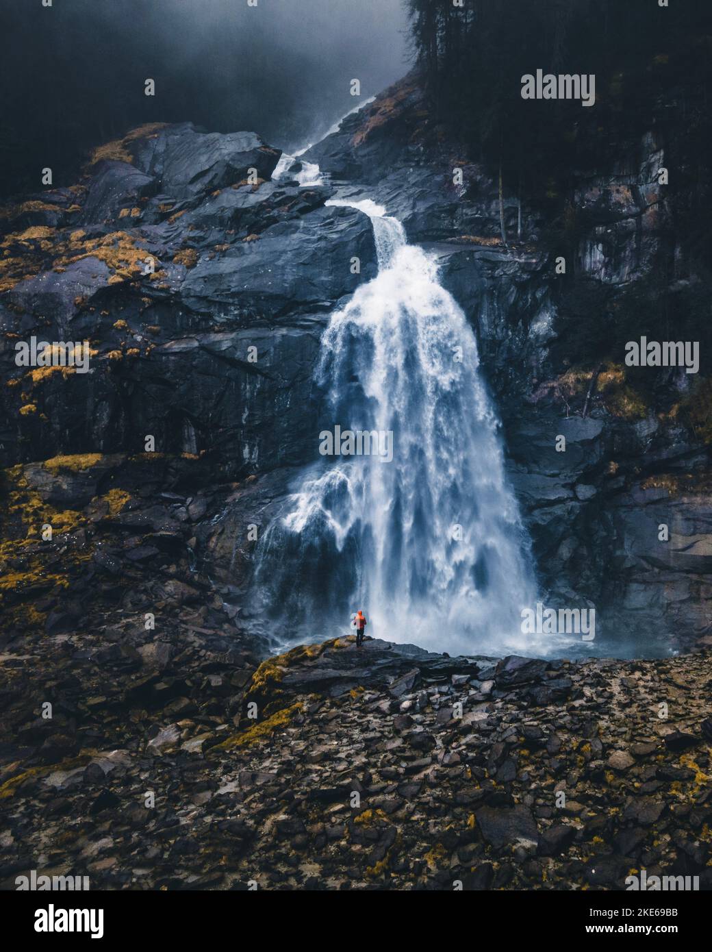 famous Krimmler Waterfalls in Austria Salzburg Stock Photo - Alamy