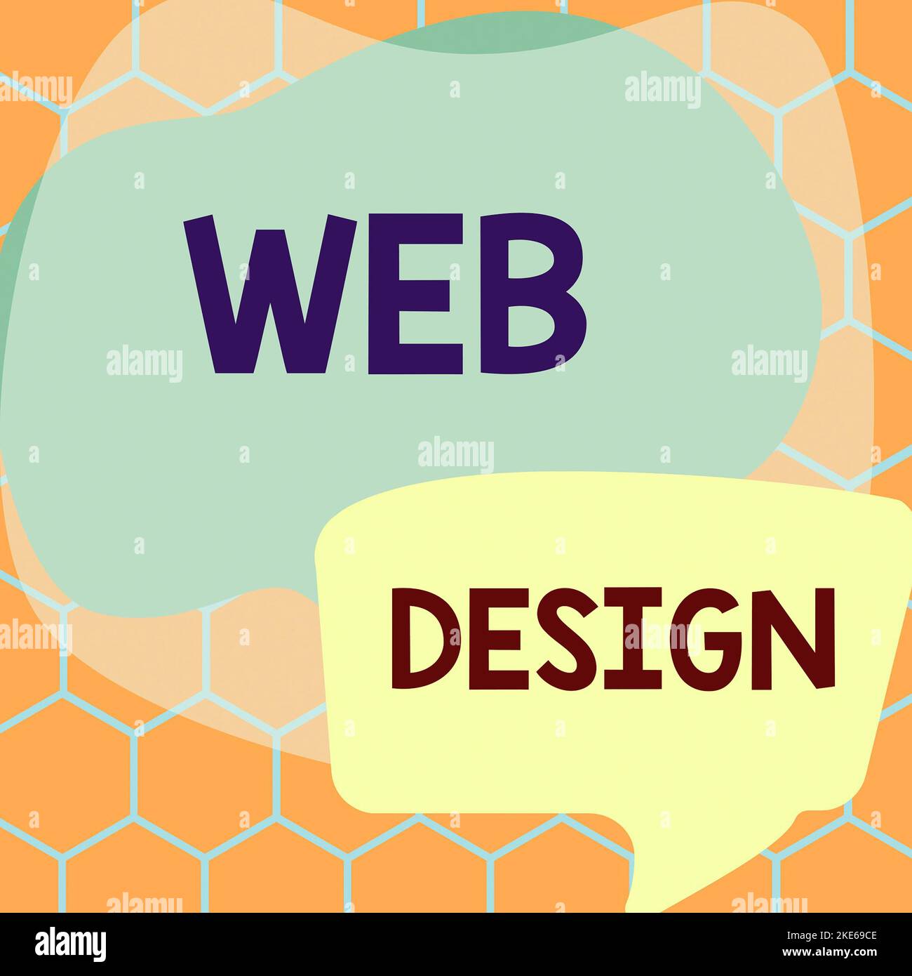 Text caption presenting Web Design. Word Written on who is responsible ...