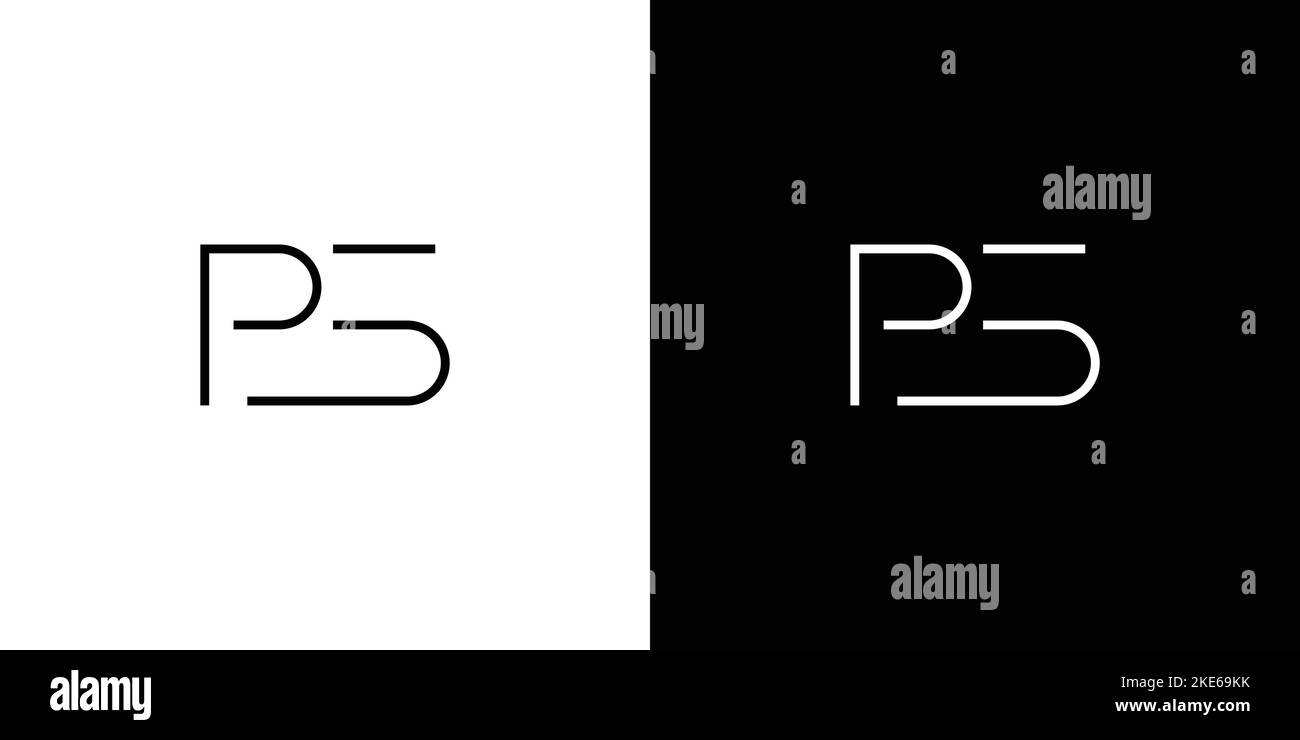 Simple and modern PS initials logo design Stock Vector Image & Art - Alamy