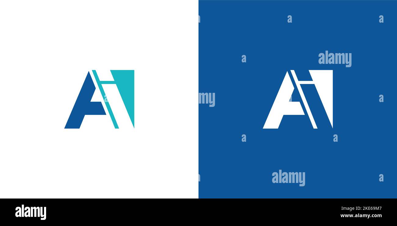 Cool and modern AI logo design 4 Stock Vector Image & Art - Alamy