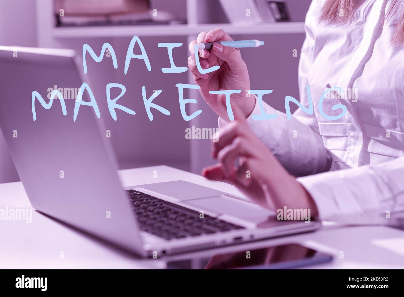 Sign displaying Mail Marketing. Business showcase sending a commercial ...