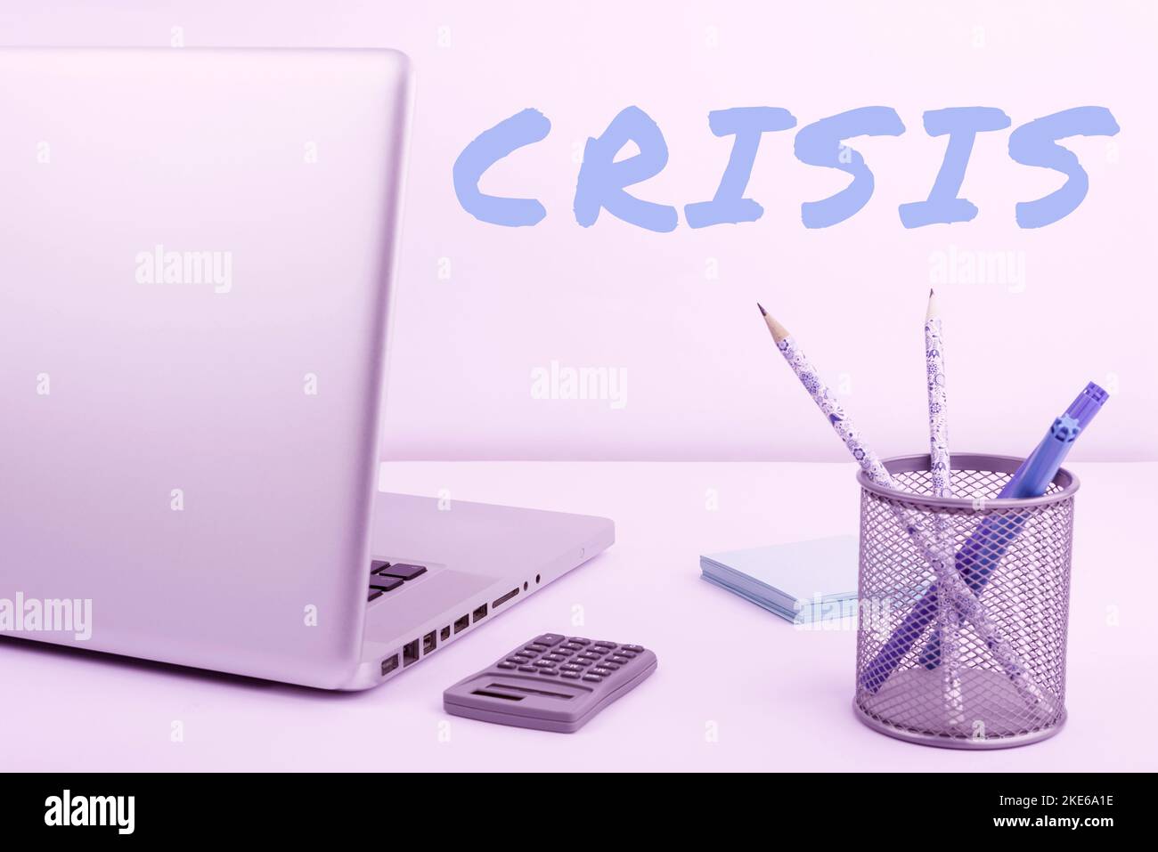 Writing displaying text Crisis. Business approach event that is going ...