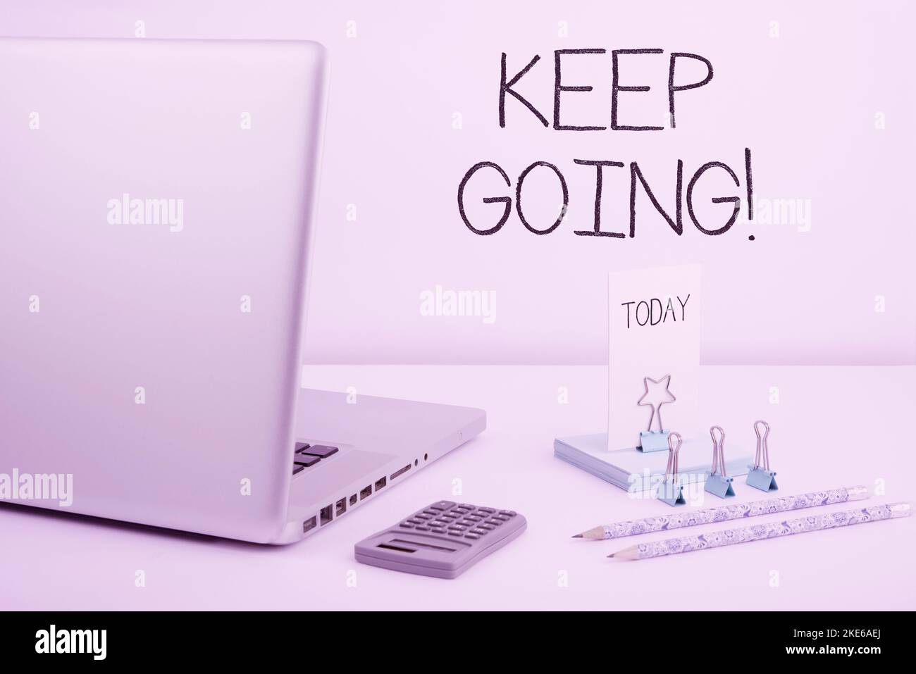 Hand writing sign Keep Going. Word Written on to continue living ...