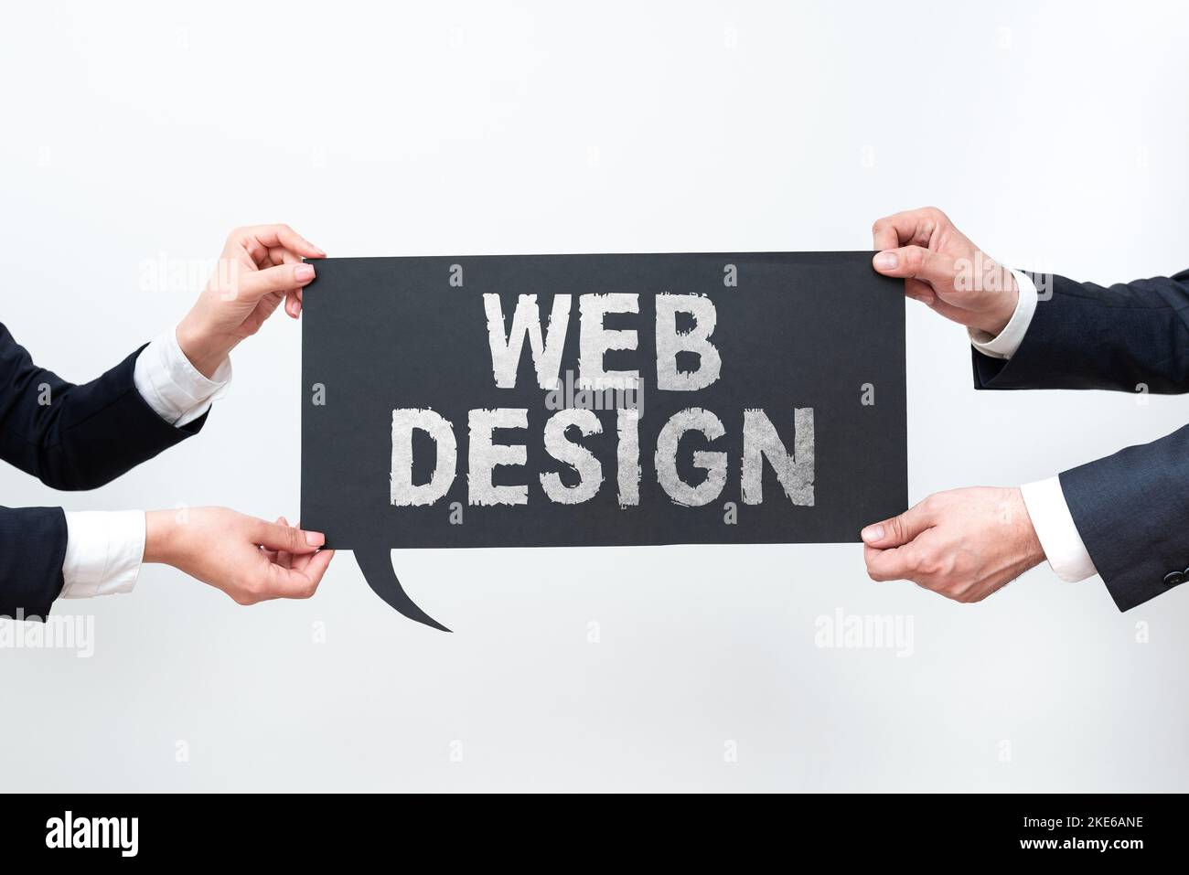 Conceptual caption Web Design. Conceptual photo who is responsible of production and maintenance ...