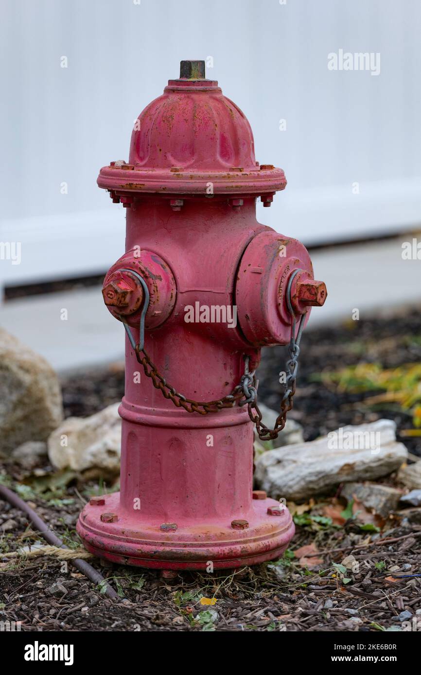 A fire Hydrant in a residential neighborhood Stock Photo - Alamy