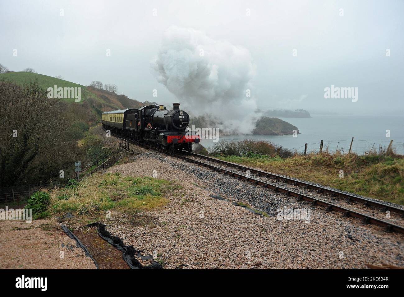 "Lydham Manor" (running as class pioneer 7800 "Torquay Manor") climbing ...