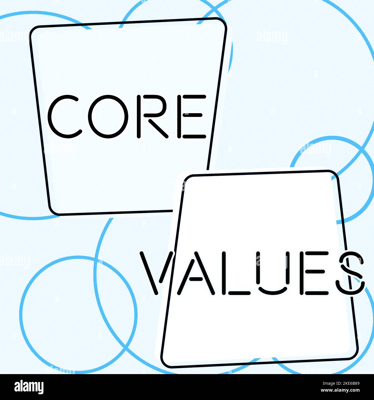 Writing displaying text Core Values. Concept meaning principles which ...