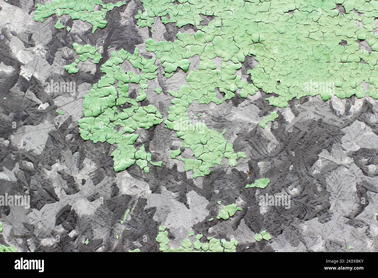 cracked green paint closeup, texture background.cracked green paint on ...
