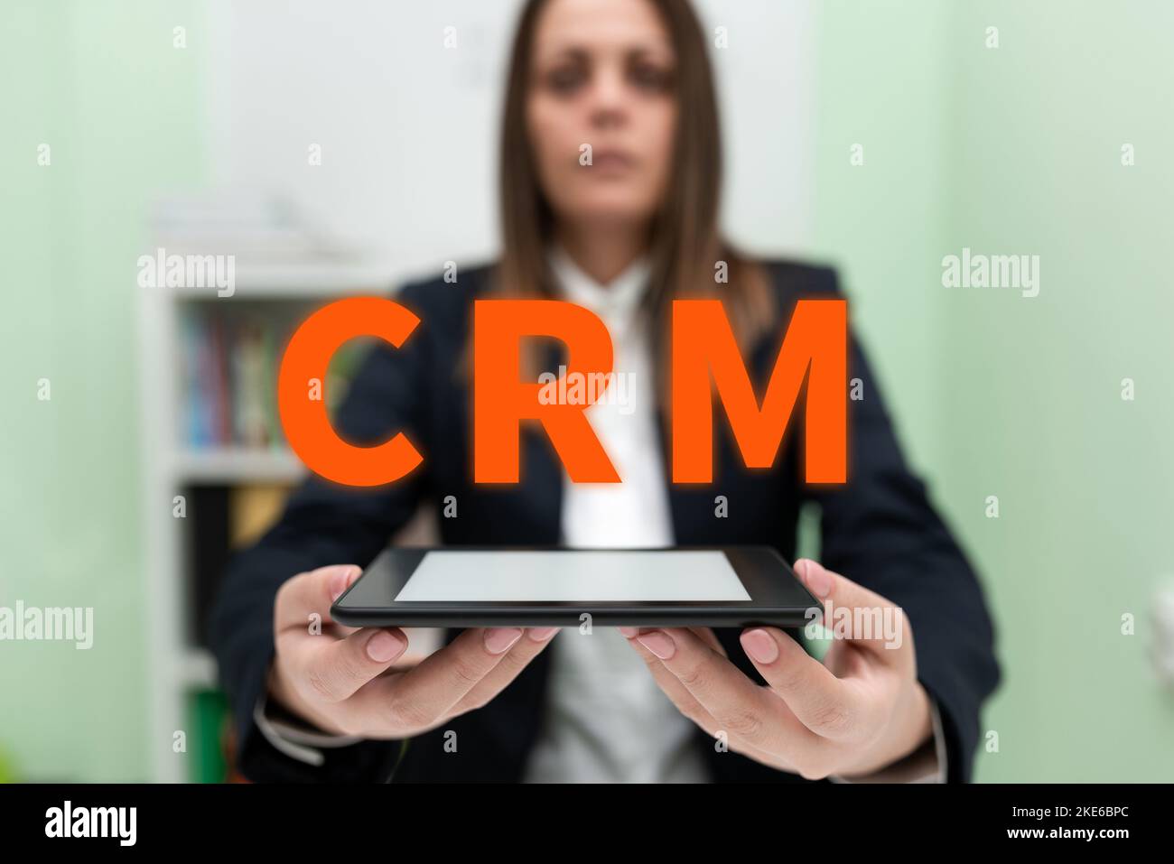 Sign displaying Crm. Business overview manages all your company relationships and interactions ...