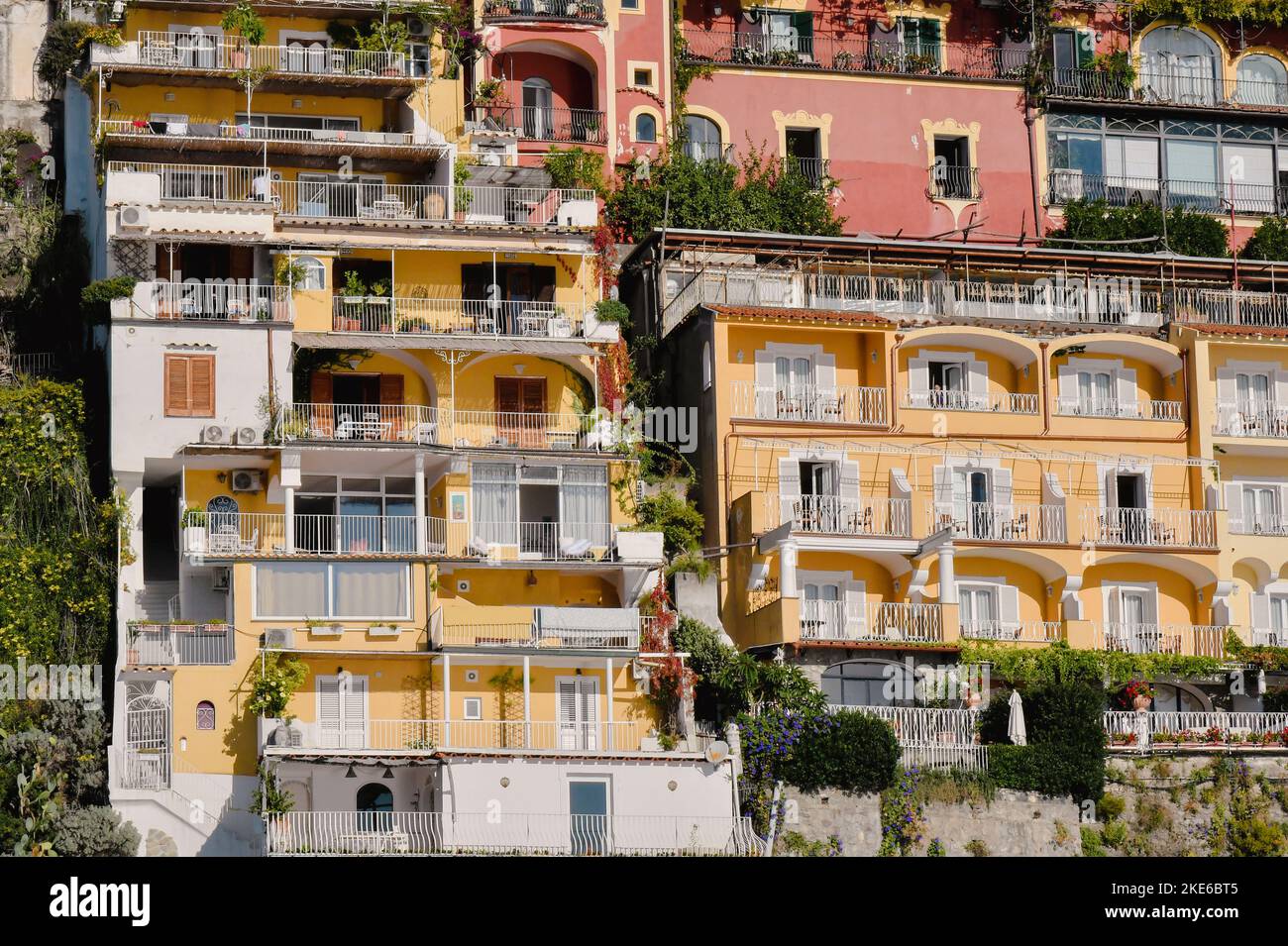 Bay of salerno from positano hi-res stock photography and images - Alamy