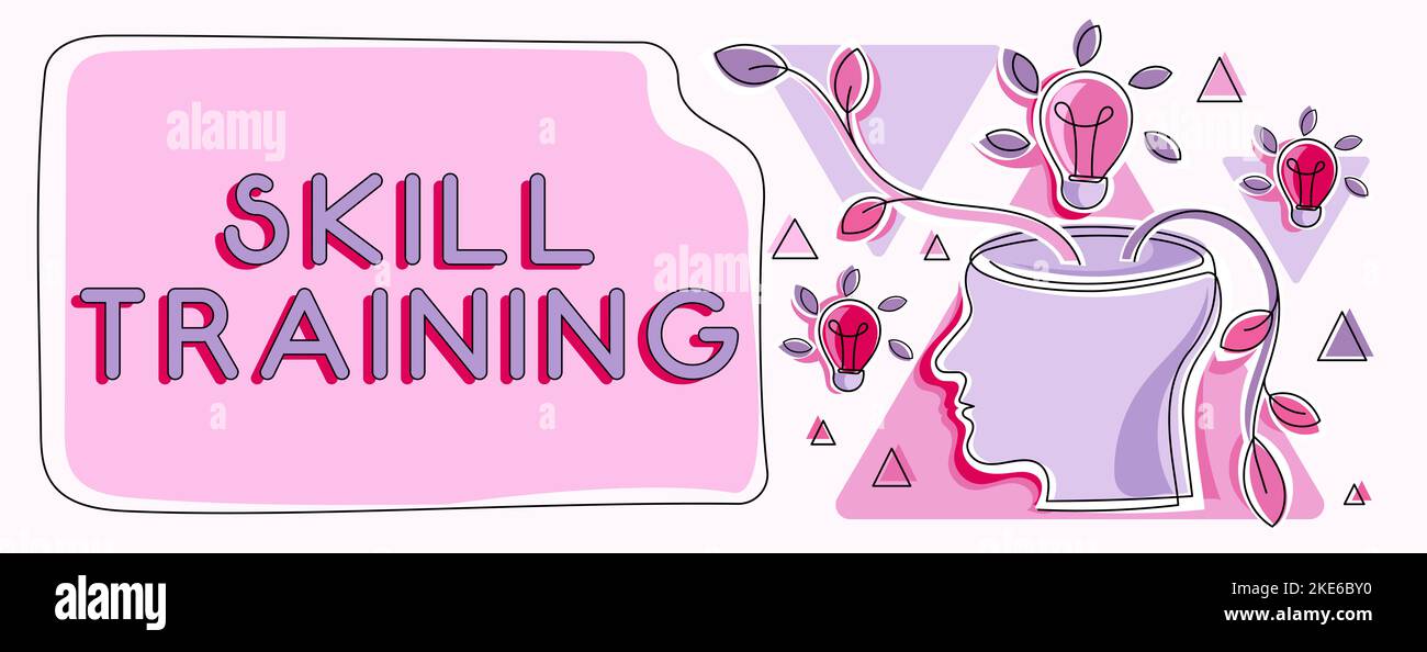 Inspiration showing sign Skill Training. Business concept designed to ...