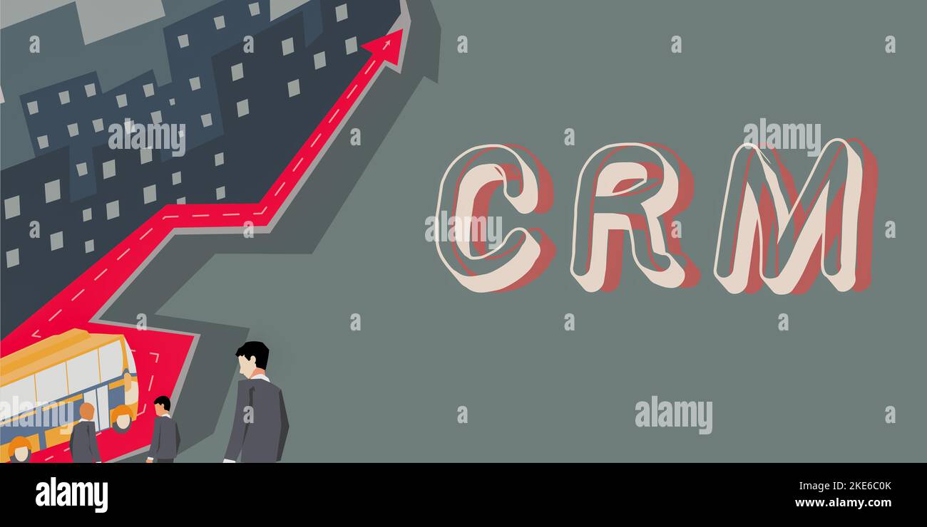 Text Caption Presenting Crm Word Written On Manages All Your Company Relationships And