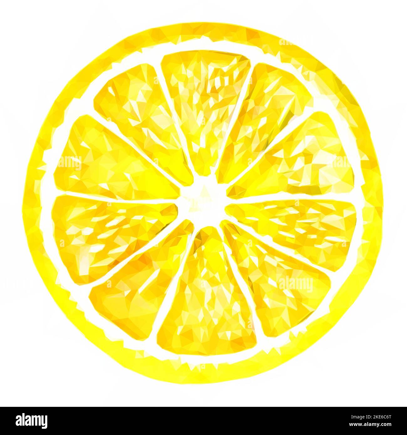 Lemon slice close up Stock Vector Images - Alamy