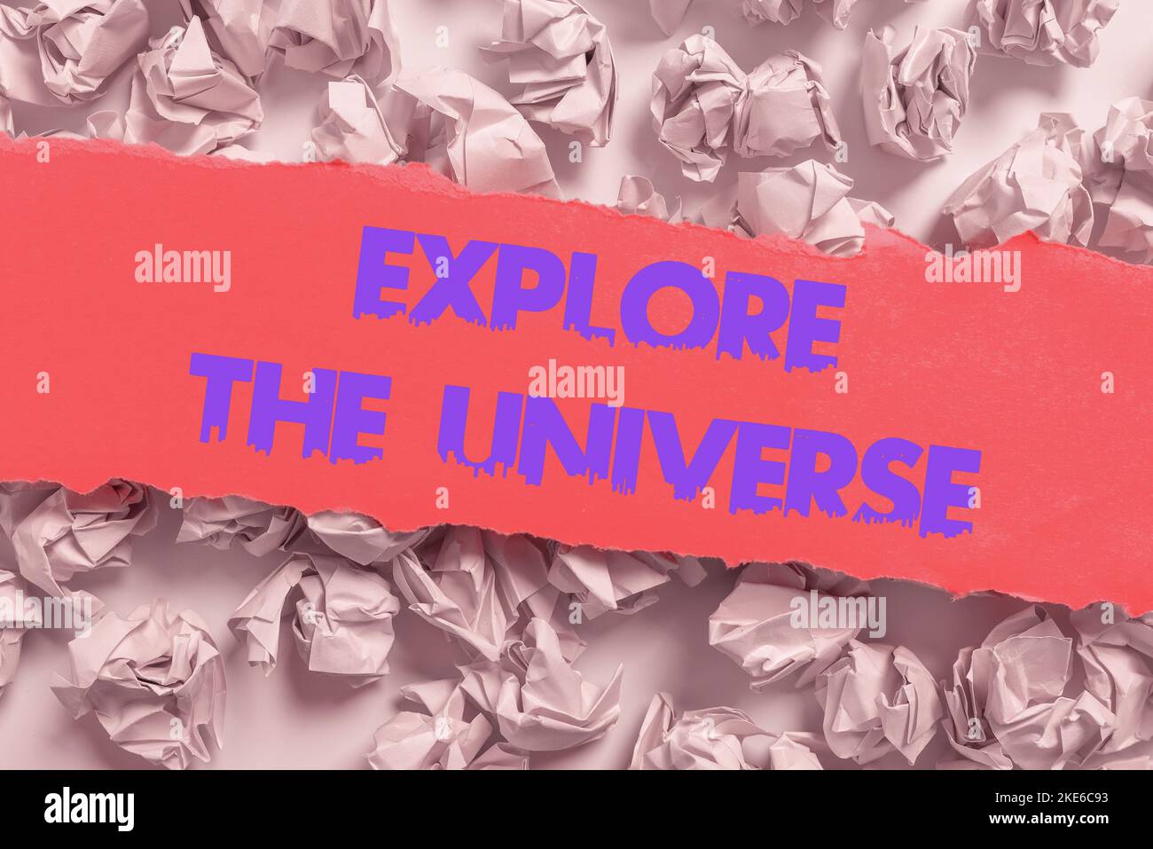 Writing displaying text Explore The Universe. Word Written on Space and ...