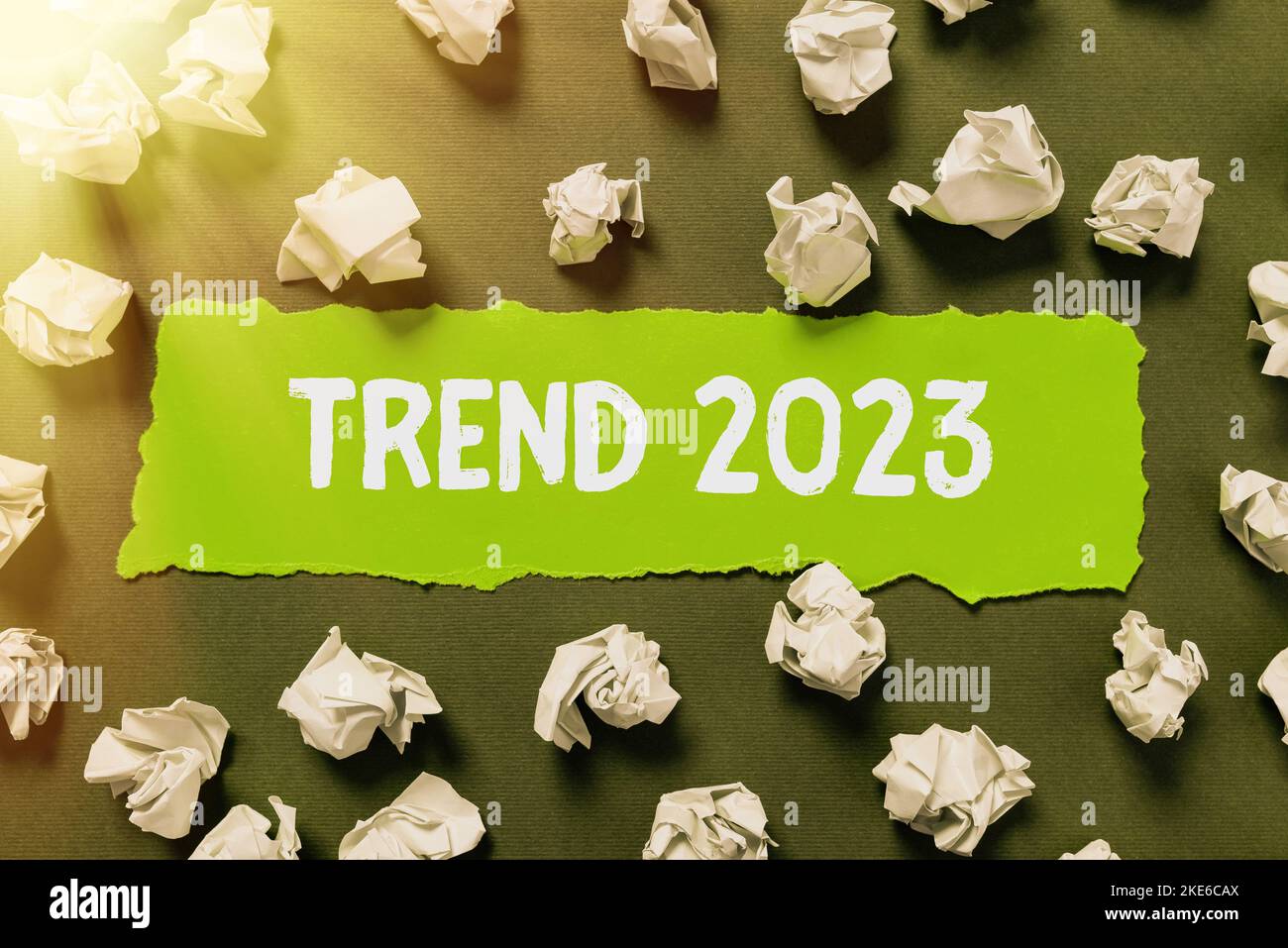 Writing displaying text Trend 2023. Conceptual photo things that is ...