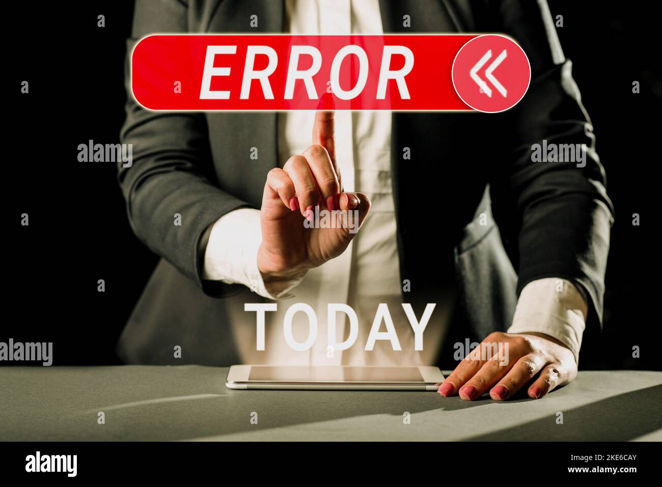 Conceptual caption Error. Concept meaning failure or in deviation from ...