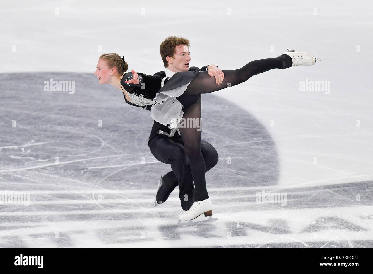 Angers, France. November 5, 2022, Maria Mokhova and Ivan Mokhov (USA ...