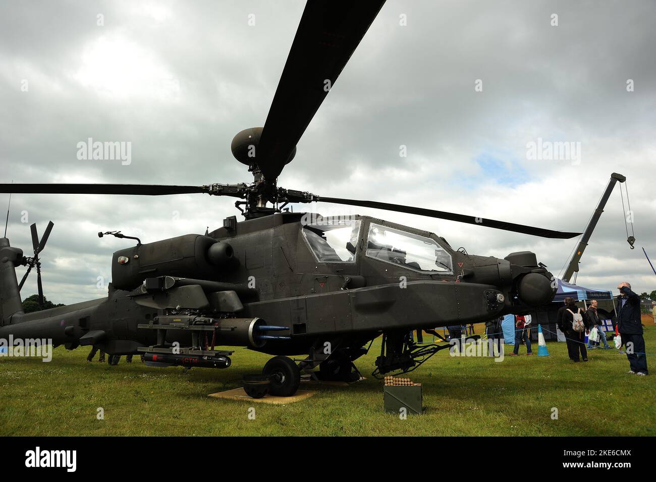 Apache Helicopter on display at Cosford Air Show, 2015 Stock Photo - Alamy