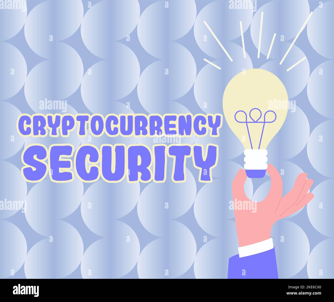 Handwriting text Cryptocurrency Security. Business concept prevent ...