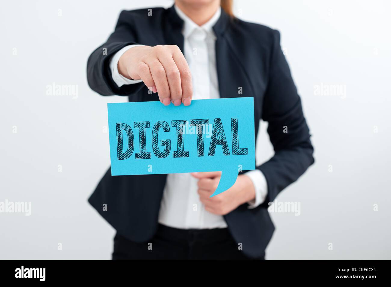 Text sign showing Digital. Internet Concept electronic technology that ...